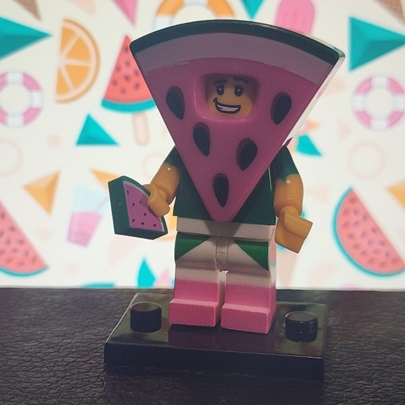 mini figure | Toys | Watermelon Man Custom Lego Fruit Minifigure Movie ...